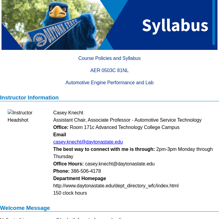 Simple Syllabus