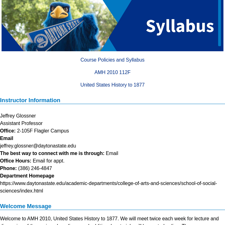 Simple Syllabus